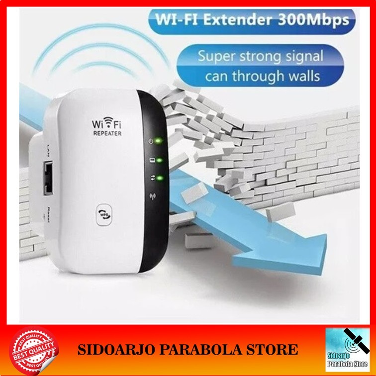 Jual Wifi Range Extender Router Repeater Amplifier Signal 300Mbps External Non Antena Perluas ...