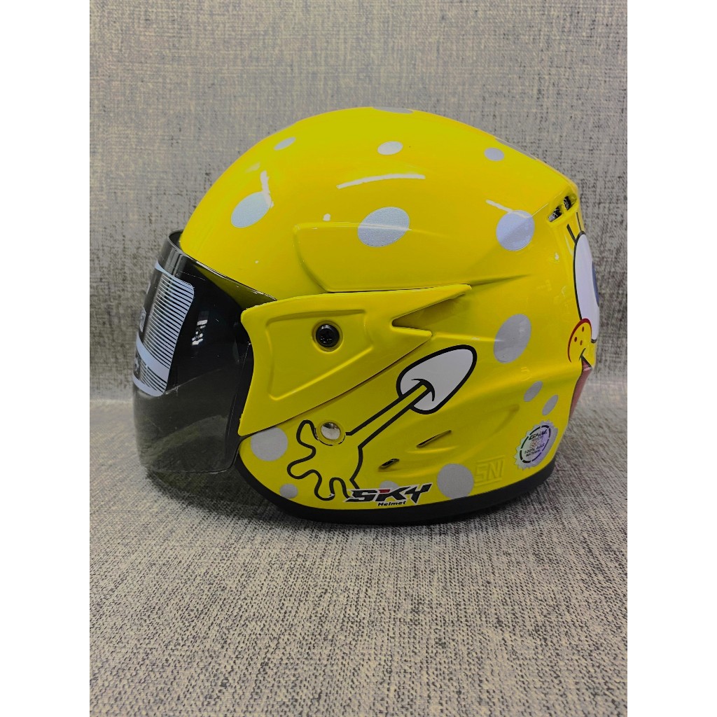 Jual Helm Half Face ANAK LABUBU VIRAL Original - SNI Khusus Helm Anak ...