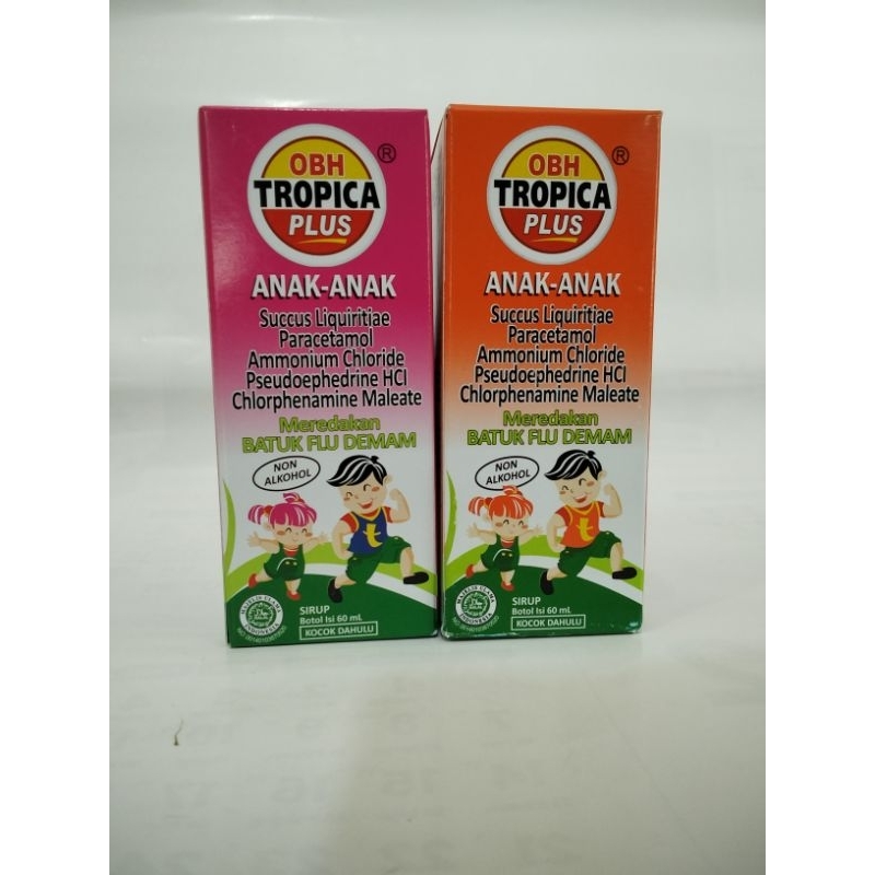 Jual OBH TROPICA PLUS ANAK SYR 60 ML | Shopee Indonesia