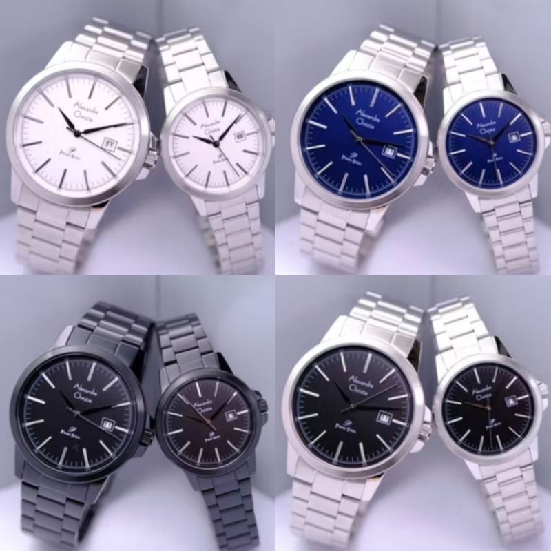 Jual JAM TANGAN COUPLE ALEXANDRE CHRISTIE AC 1008 JAM TANGAN ORIGINAL ...