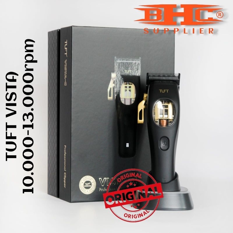 Jual TUFT Vista Hair Clipper Trimmer Cordless 9000-13000 Rpm Ergonomis ...