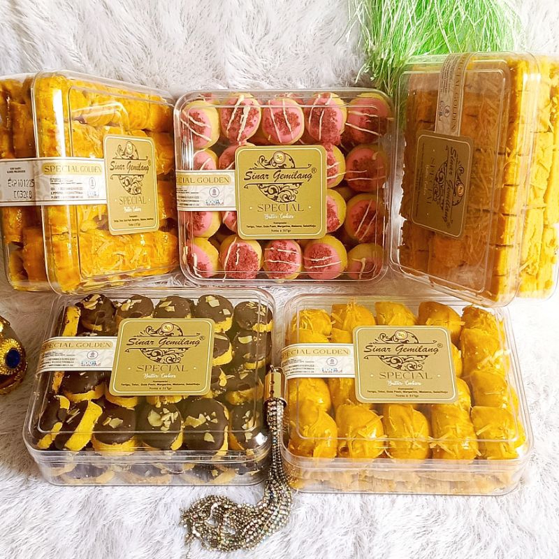 Jual Cookies Golden Spesial Toples Segi 4 (Baca Deskripsi) | Shopee ...