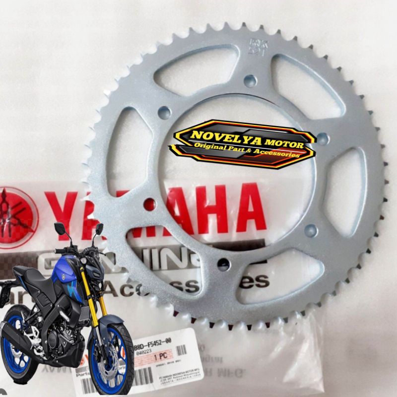 Jual SPROCKET DRIVEN GEAR GIR RODA BELAKANG MT15 MT 15 ORI B8D-F5452-00 ...