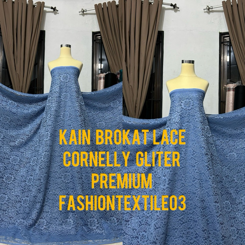 Jual PROMO…KAIN BROKAT GLITER / KAIN BAHAN BROKAT KEBAYA / HARGA ...