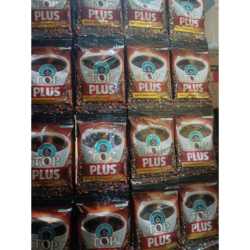 Jual KOPI TOP PLUS GULA 1DUS/12RENCENG | Shopee Indonesia