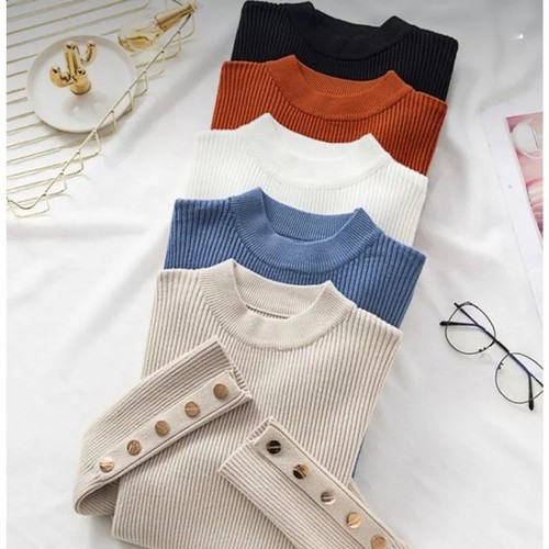 Jual SWEATER knit baju rajut premium / inner inara / atasan wanita ...