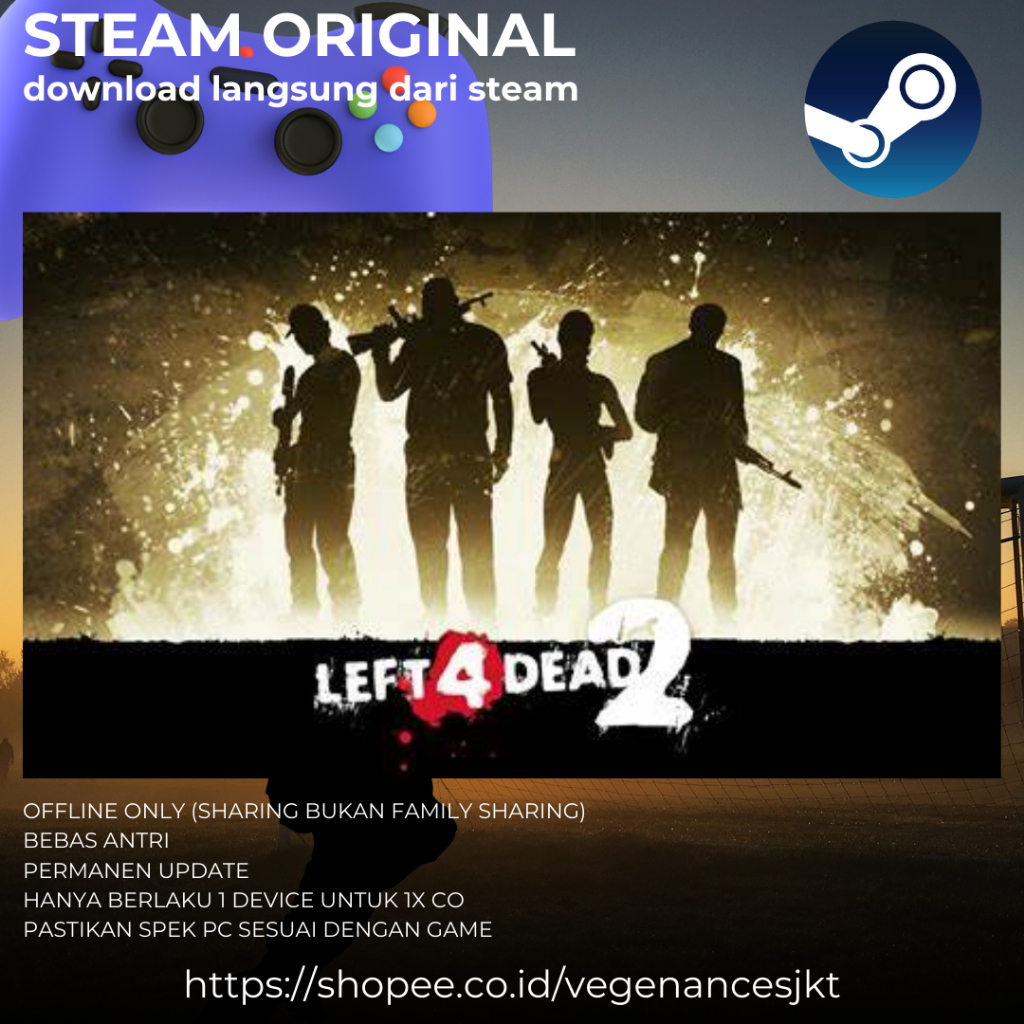 Jual Left 4 Dead + Left 4 Dead 2 + Metro Exodus - Gold Edition PC Game ...