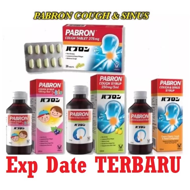 Jual Pabron Cough Tablet Obat Batuk Kids Syrup | Shopee Indonesia