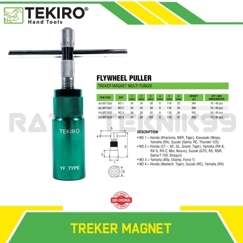 Jual TEKIRO Treker Magnet no.1.2.3.4 / Flywheel Magnet Puller TRACKER ...
