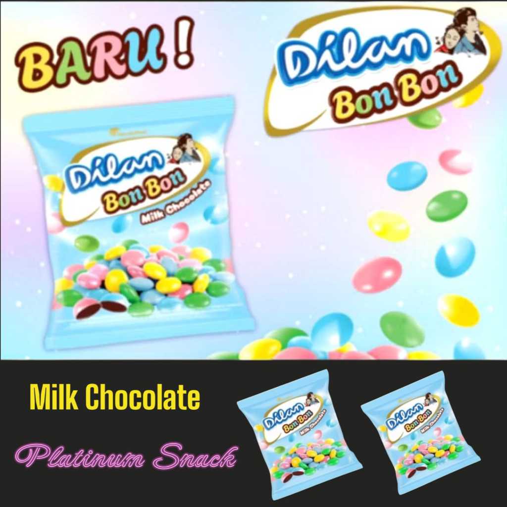 Jual Dilan Bon Bon Milk Chocolate | Isi 10 Bks | Garuda Food | Shopee ...