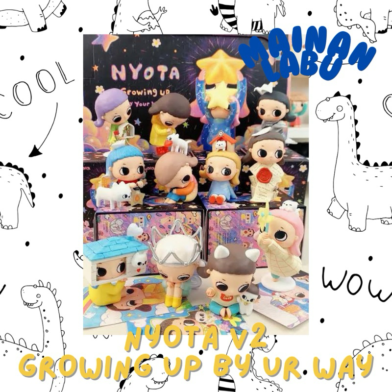 Jual Nyota V2 Growing Up By Your Way Selected Sealed Foil Popmart ...