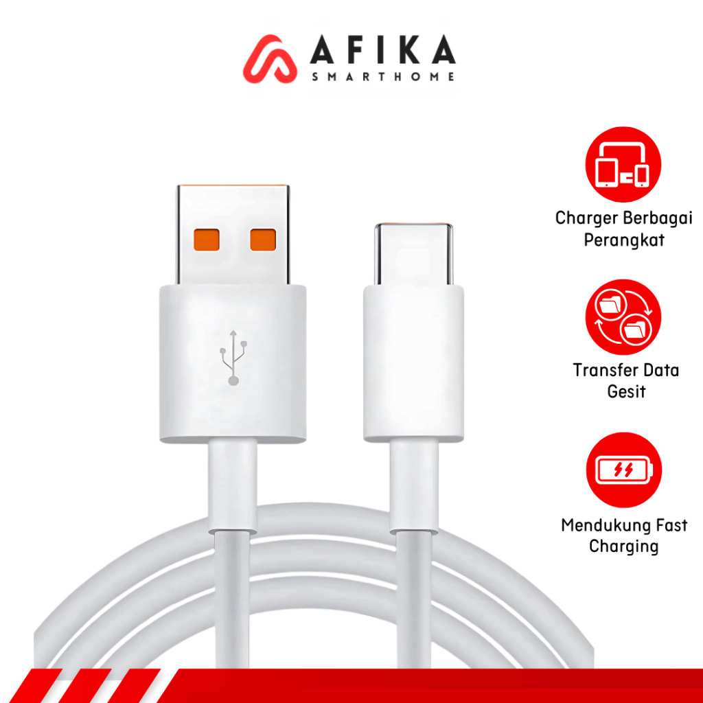 Jual Kabel Data USB Type C Multifungsi Fast Charging 6A 2M | Shopee Indonesia