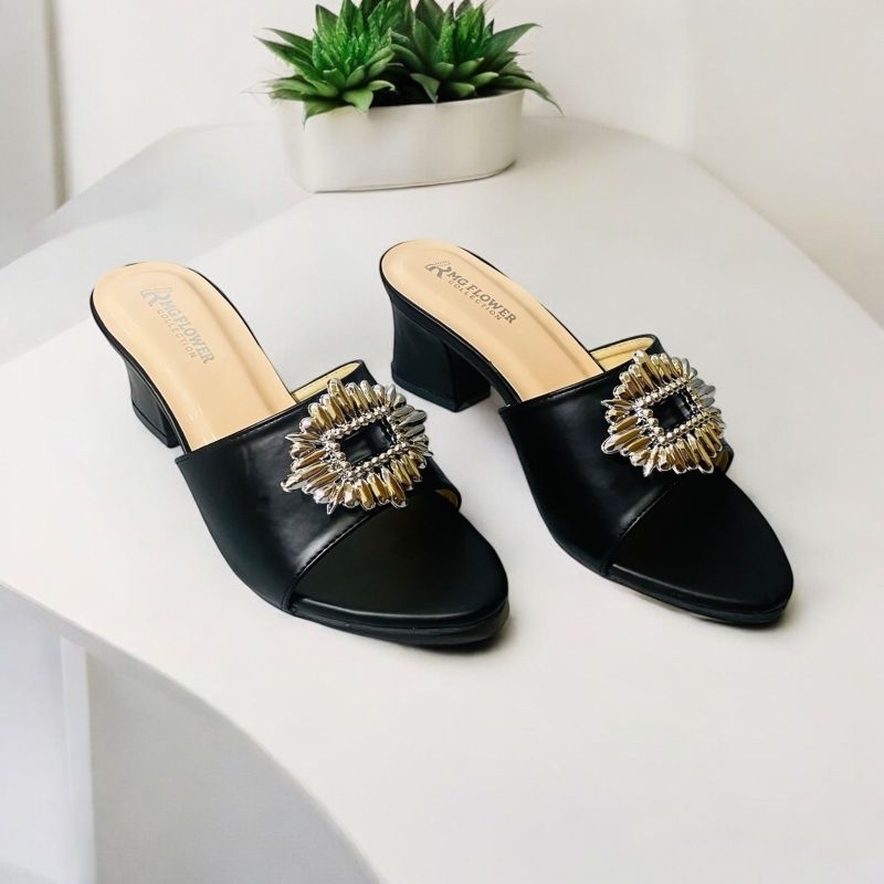 Jual DWShoes25 - Sandal Wanita Heels Hak Tahu Terbaru 2025 Sendal ...