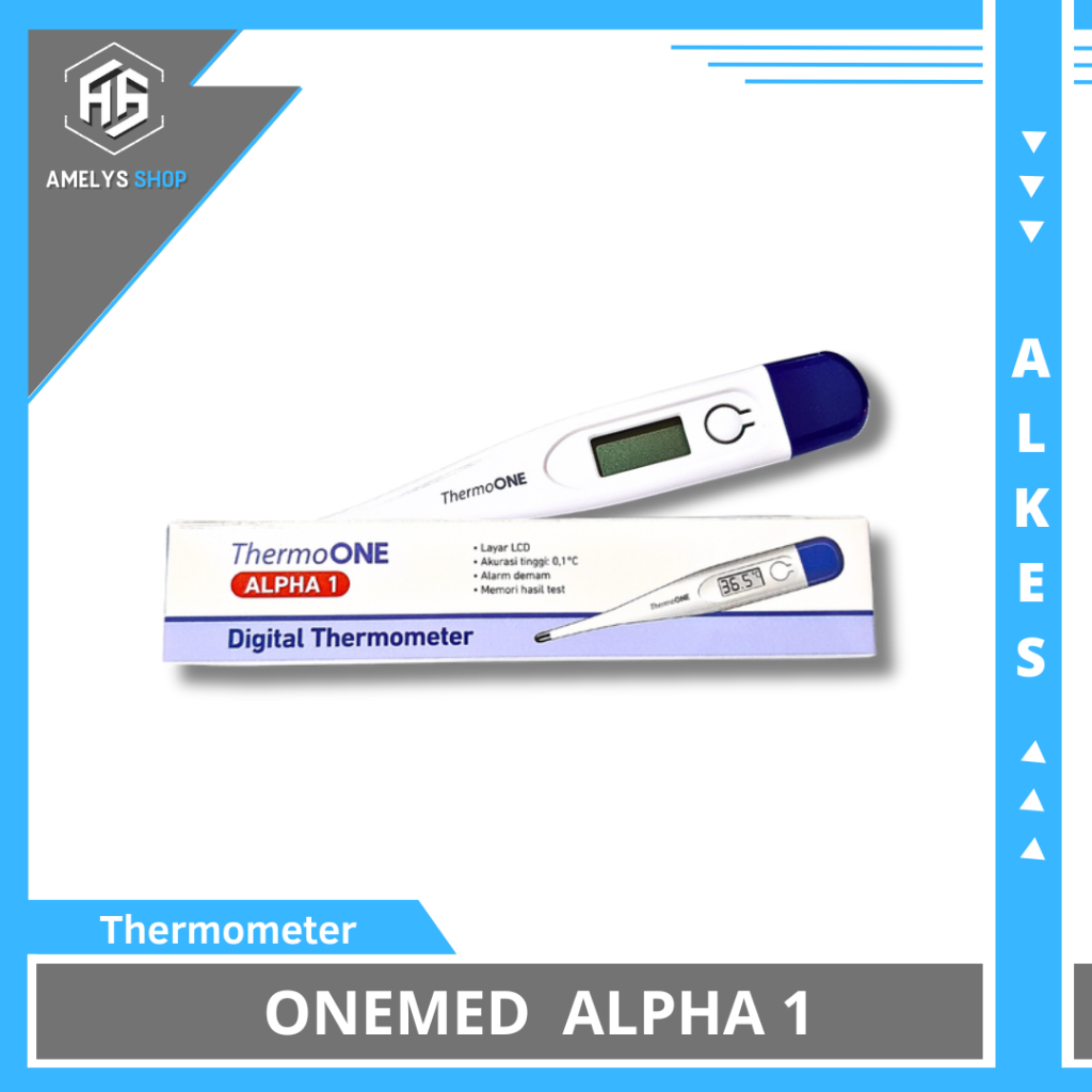 Jual Thermometer / Termometer Digital Onemed Alpha 1 | Shopee Indonesia
