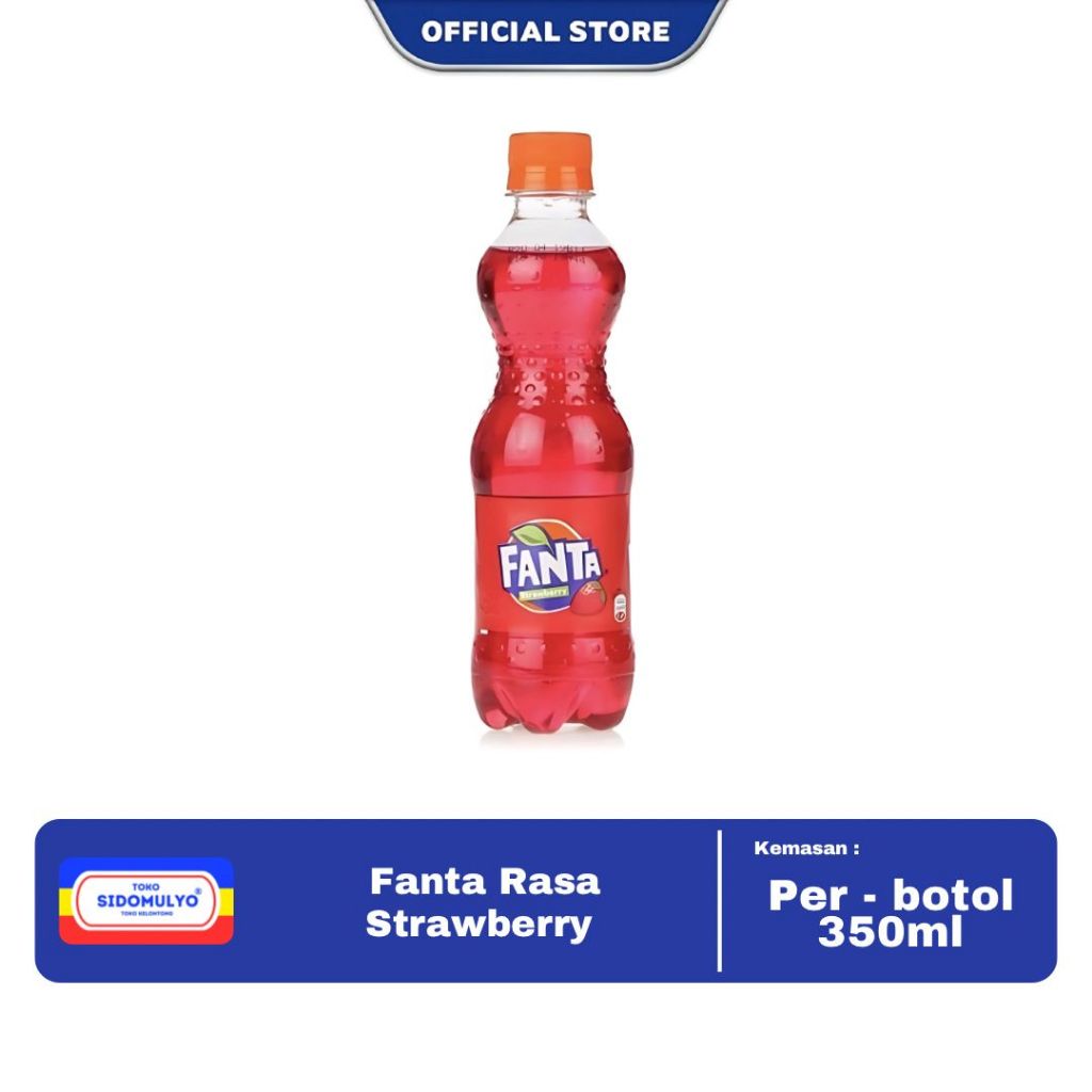 Jual Fanta Rasa Stawberry Minuman Soda - Botol 390ml | Shopee Indonesia