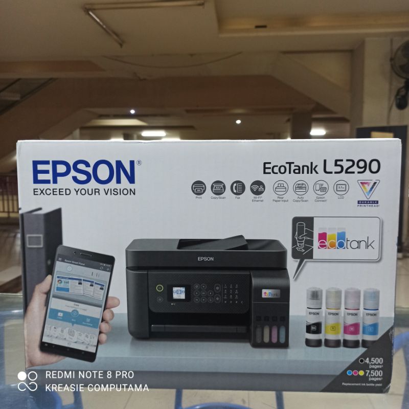 Jual PRINTER EPSON L5290 WIFI SCAN COPY WARNA | Shopee Indonesia