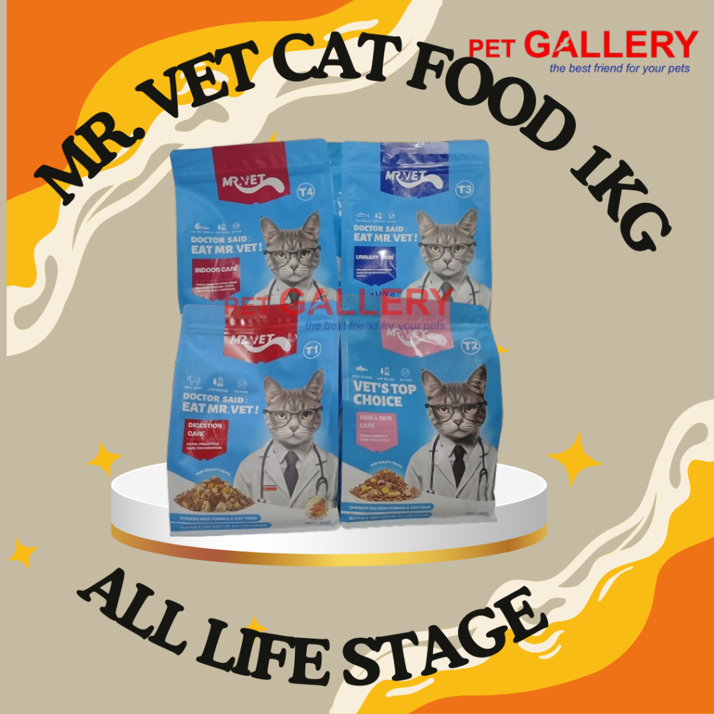 Jual MR VET CAT DRY FOOD 1KG | Shopee Indonesia