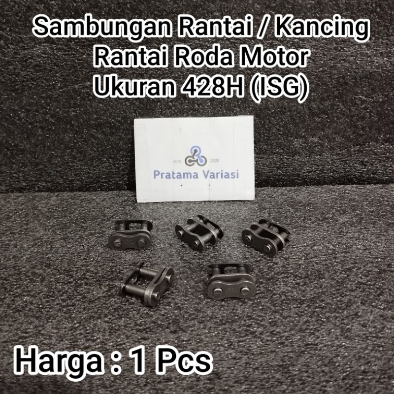 Jual [Per PCS] Sambungan Rantai / Kancing Rantai Roda Motor Ukuran 428H ...
