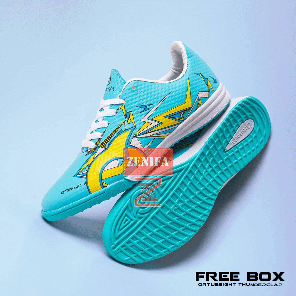 Jual Sepatu Futsal Ortuseight Desain Terbaru Thunderclap Putih Hijau ...