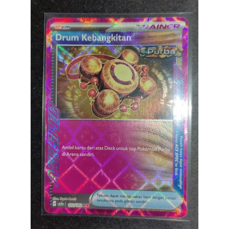 Jual Pokemon Indonesia - DRUM KEBANGKITAN (ACE SPEC) | Shopee Indonesia