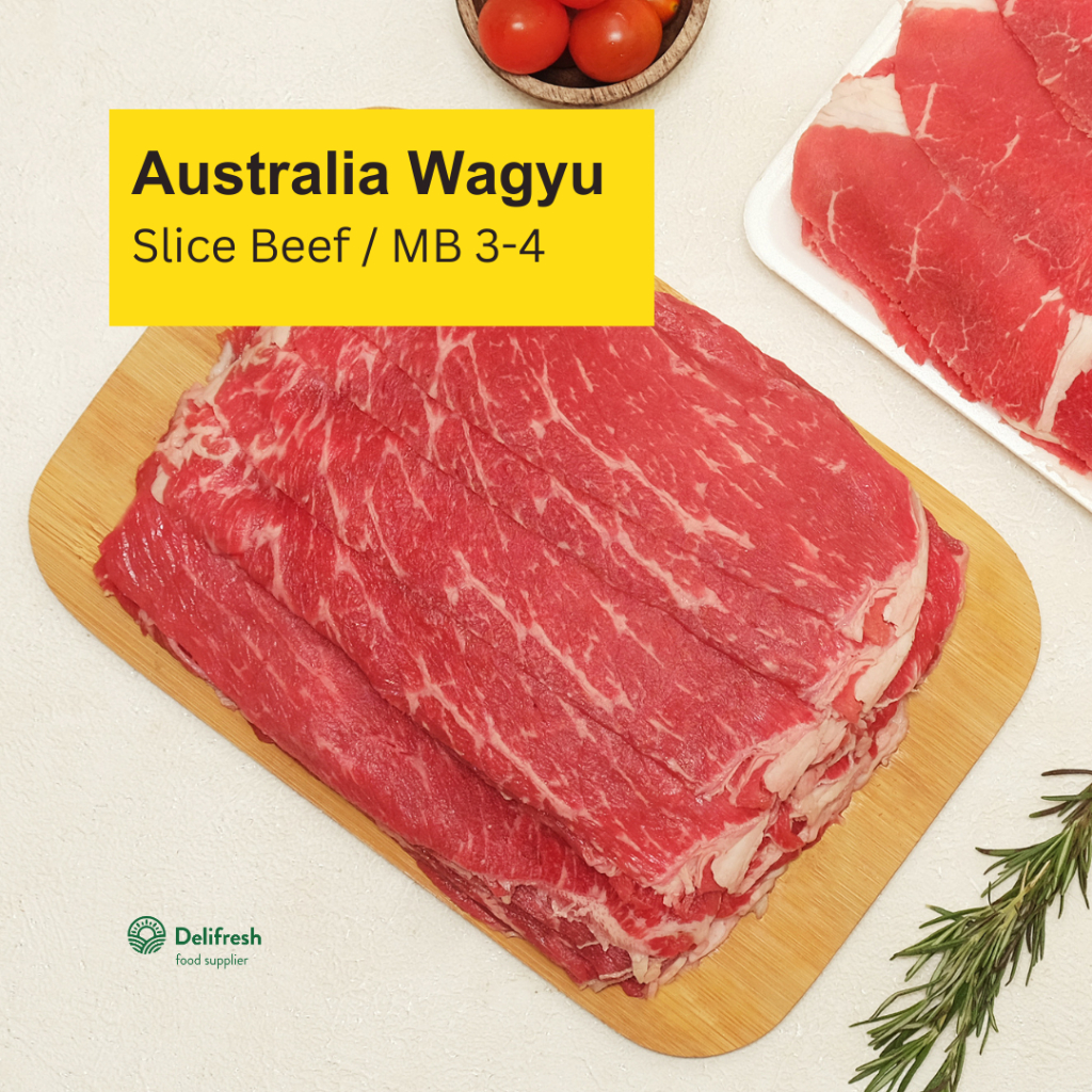 Jual Delifresh Australia Wagyu Beef Slice 500Gr | Shopee Indonesia