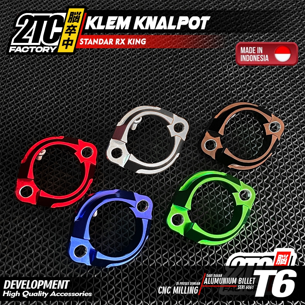 Jual KLEM KNALPOT STANDAR RX KING RX S YT115 RX-KING CNC 2TC FACTORY ...