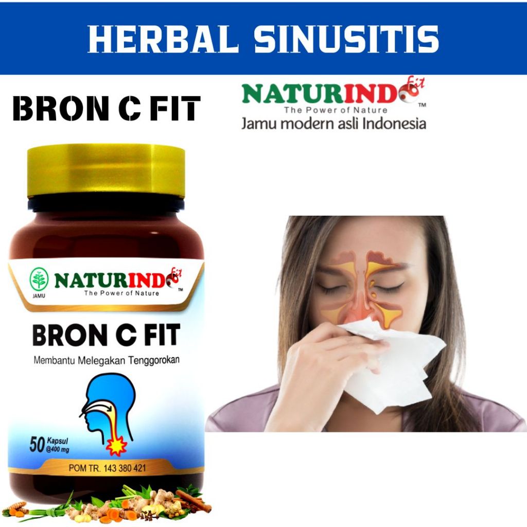 Jual Obat Sinusitis Polip Hidung Rhinitis Alergi Sinus Hidung Bau Busuk ...
