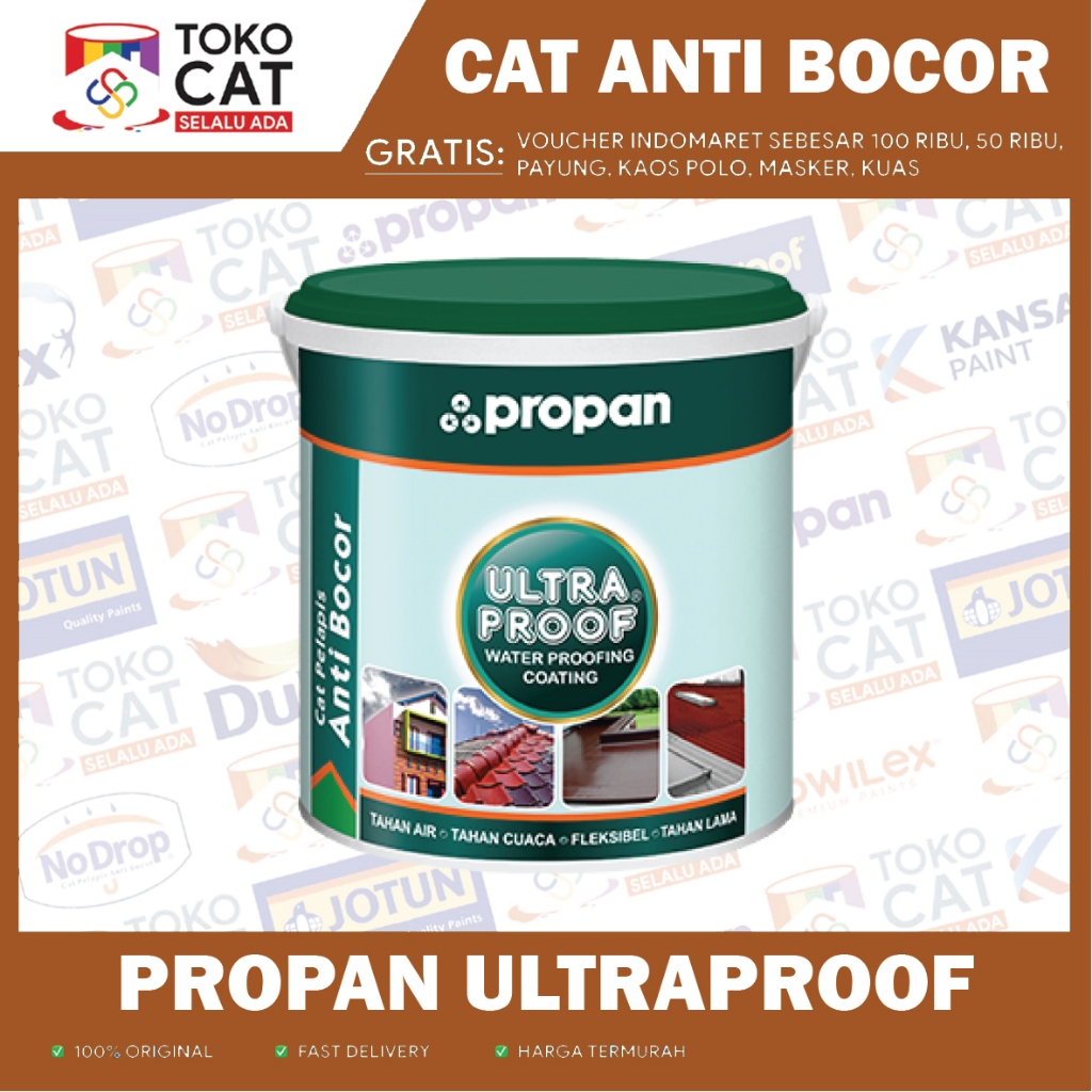 Jual Cat Anti Bocor | PROPAN ULTRAPROOF READY SEMUA WARNA 4 Kg ...