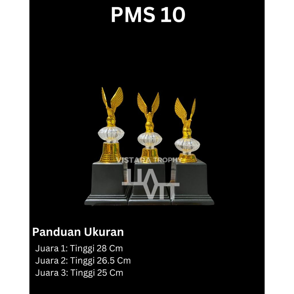 Jual Piala Set Juara 1-3 Murah/cocok untuk lomba/cocok untuk hadiah (PMS 10) | Shopee Indonesia