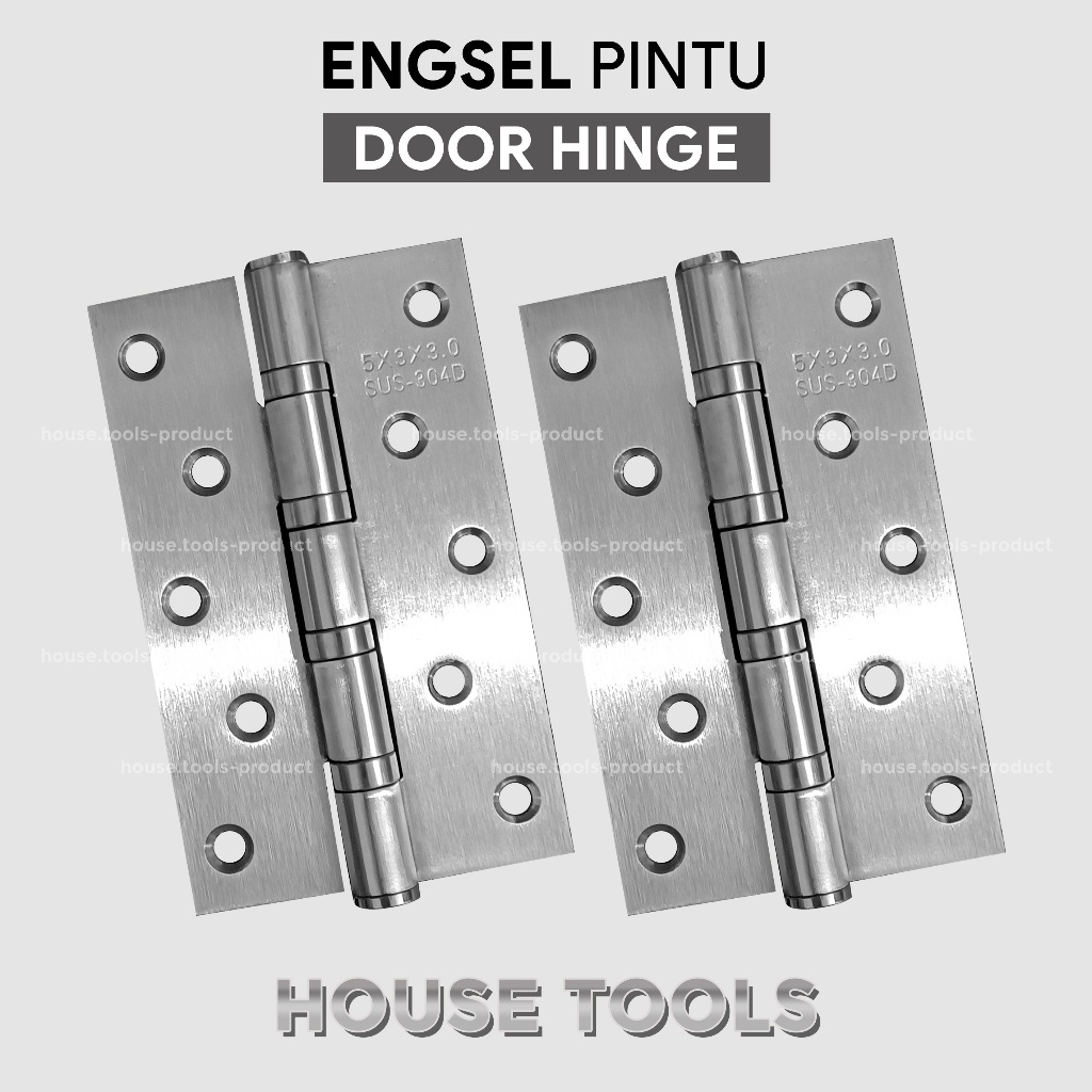 Jual Engsel Pintu Engsel Jendela Engsel 4 inch dan 5 inch Silver ...