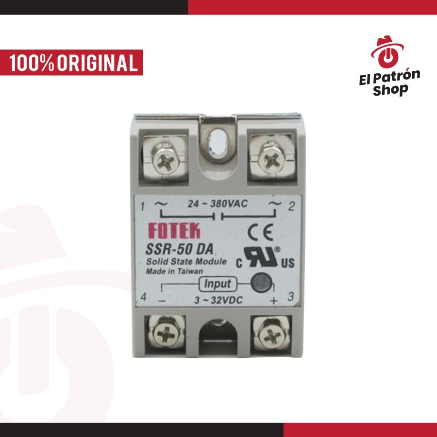 Jual FOTEK Solid State Relay SSR-50DA Fotek 50 DC to AC | Shopee Indonesia