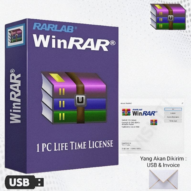 Jual WinRAR Archiver Original Lisensi 2Device Win/Mac (Lifetime) | Shopee Indonesia