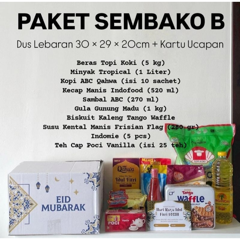 Jual PAKET SEMBAKO MURAH / PAKET SEMBAKO HEMAT / PAKET SEMBAKO INCLUDE ...
