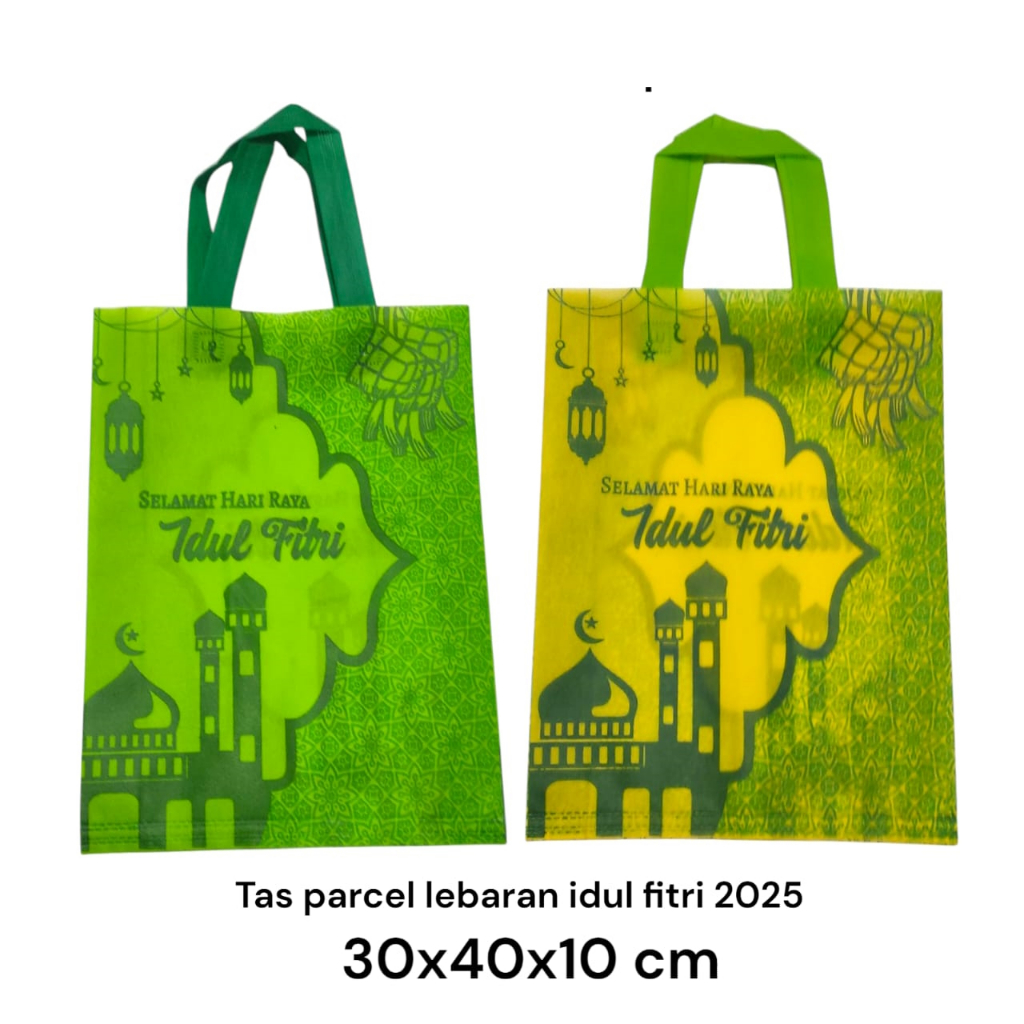 Jual Tas Hampers Souvenir Parcel Sembako Tulisan Selamat Hari Raya ...