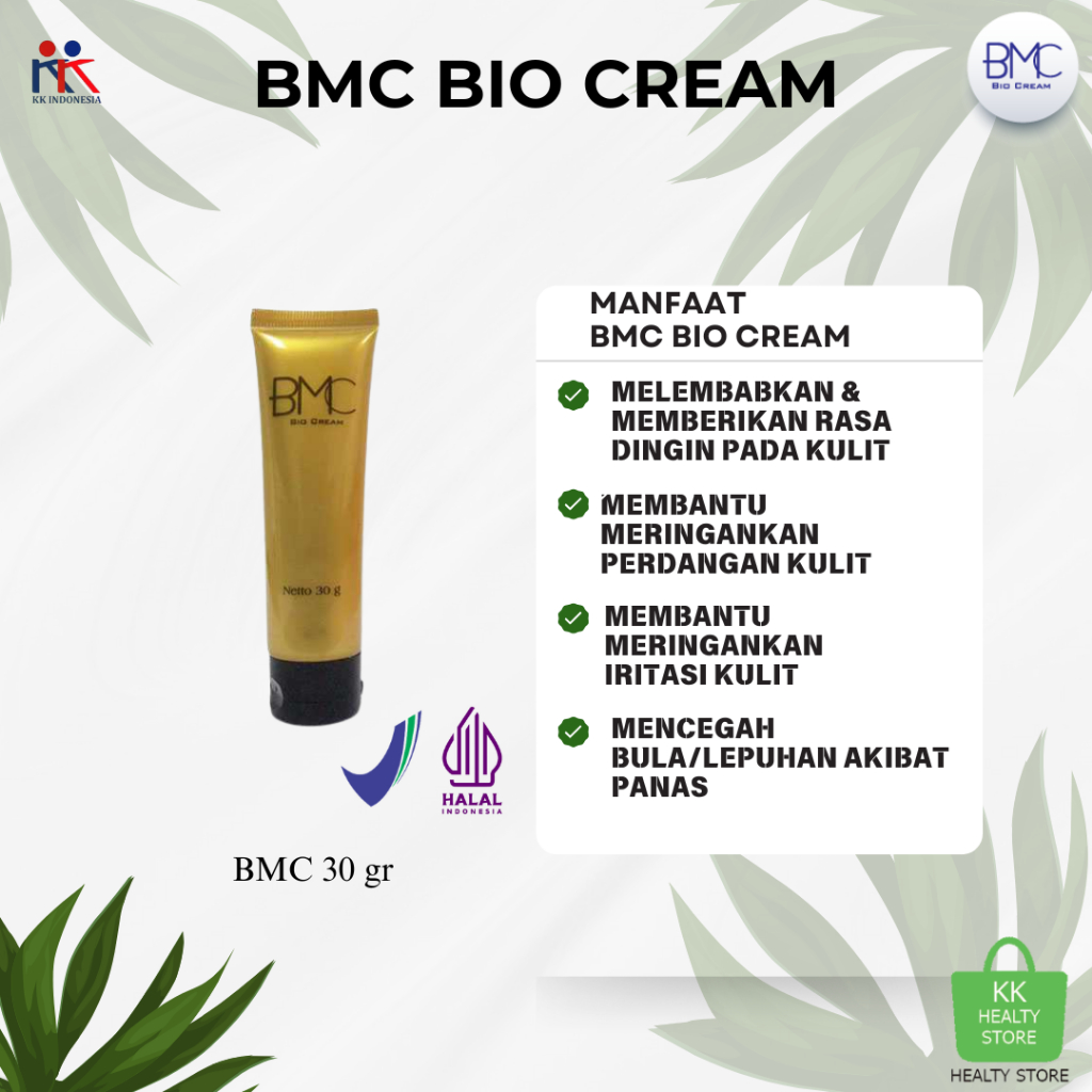 Jual BMC Bio Cream krim untuk Luka Bakar dan Kulit Melepuh volume BMC ...