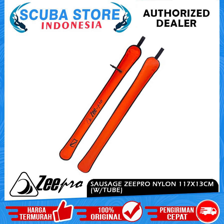 Jual SMB Sausage Zeepro 117cm X 13cm Floating Marker Buoy Nylon ...