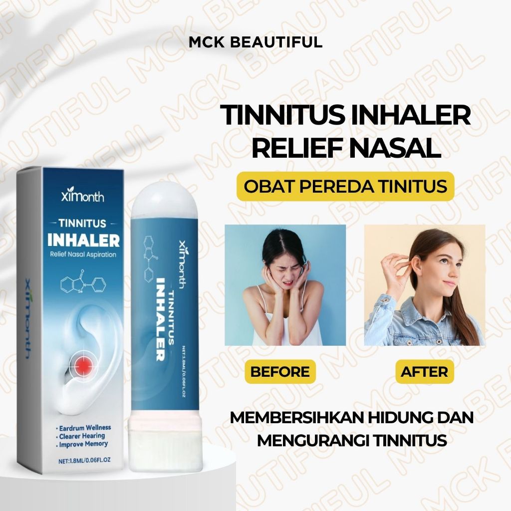 Jual Ximonth Tinnitus Inhaler Relief Nasal Aspiration 1.8ml - Untuk ...