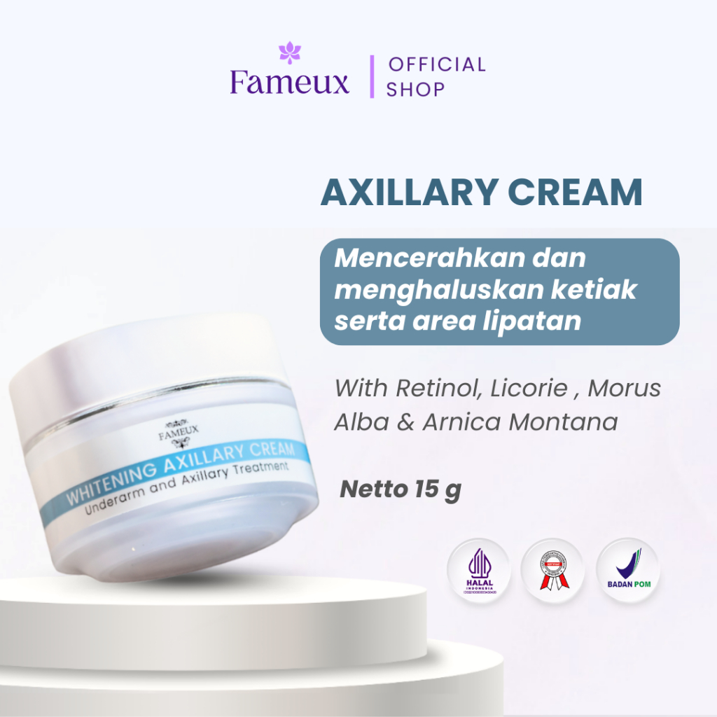 Jual Fameux Axillary Cream 15gr | Underarm Serum | Pencerah Ketiak ...