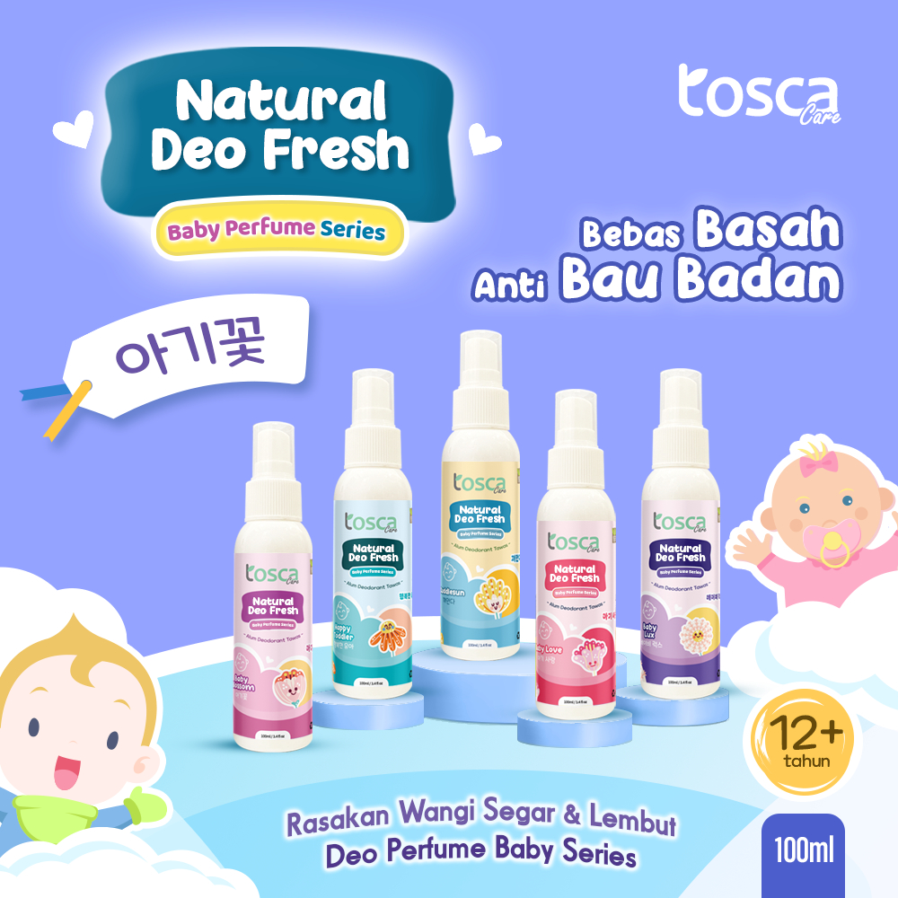 Jual TOSCA NATURAL DEO FRESH BABY PERFUME SERIES | Shopee Indonesia