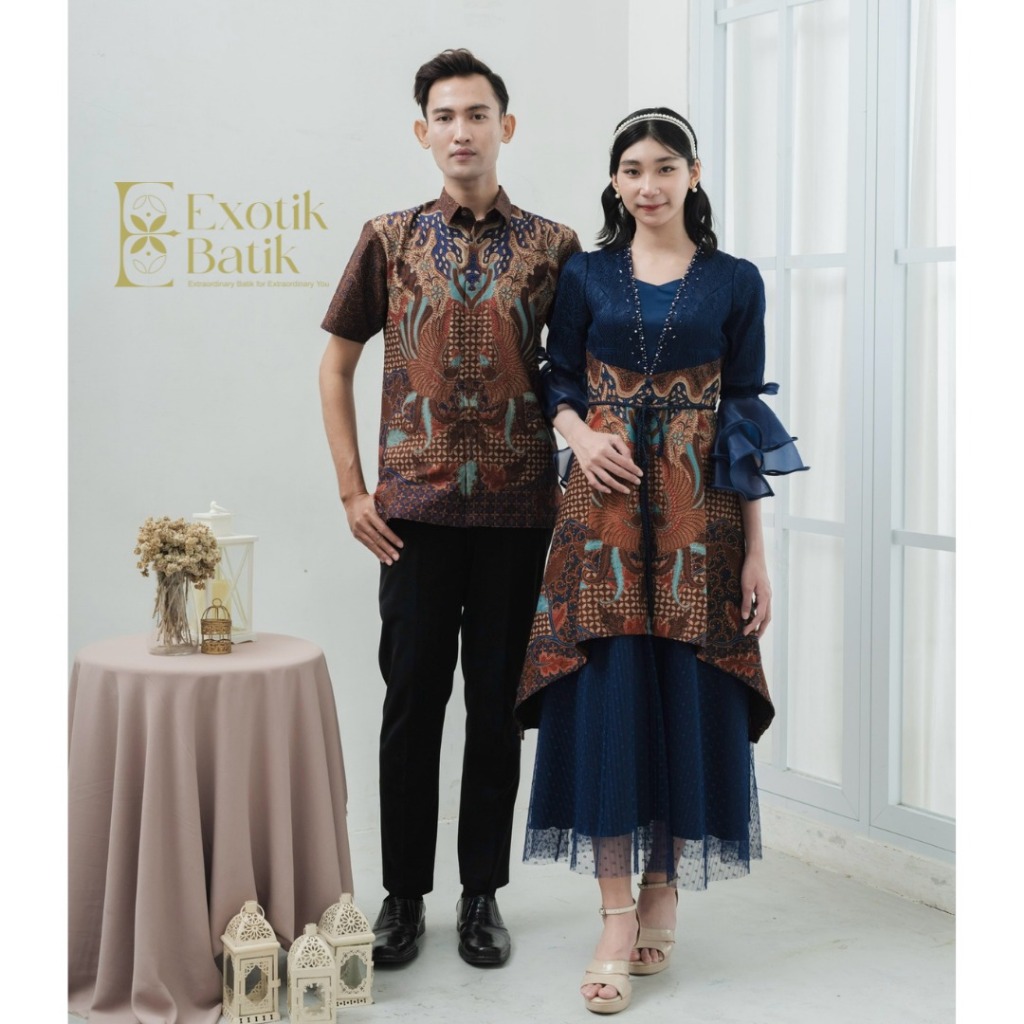 Jual Fatima Batik Dress dan Kemeja/Batik Lamaran/Batik Pesta/Batik ...