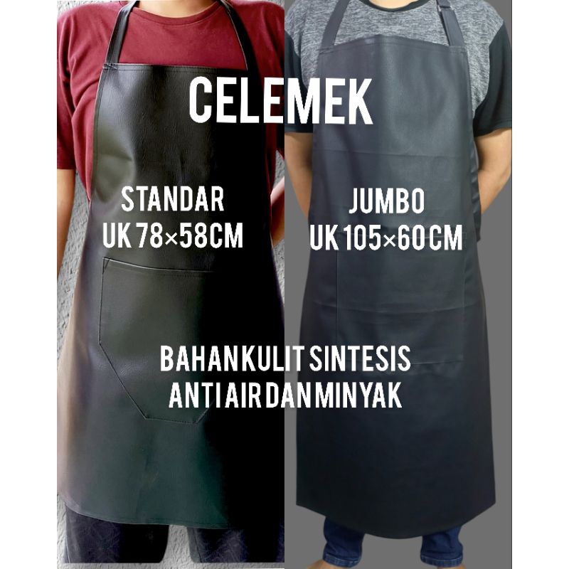 Jual Apron celemek anti air dan anti minyak PVC apron celemek masak ...