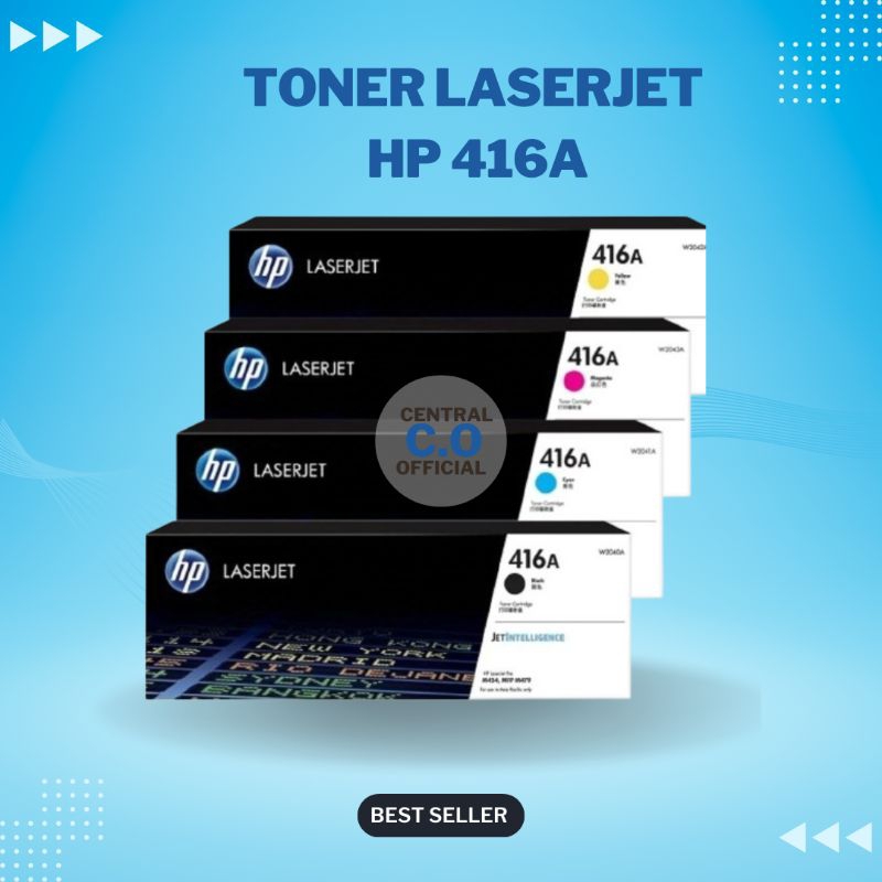 Jual Toner hp Laserjet 416a (w2040a) Black Dan Colour (BK.C.M.Y 4Warna ...
