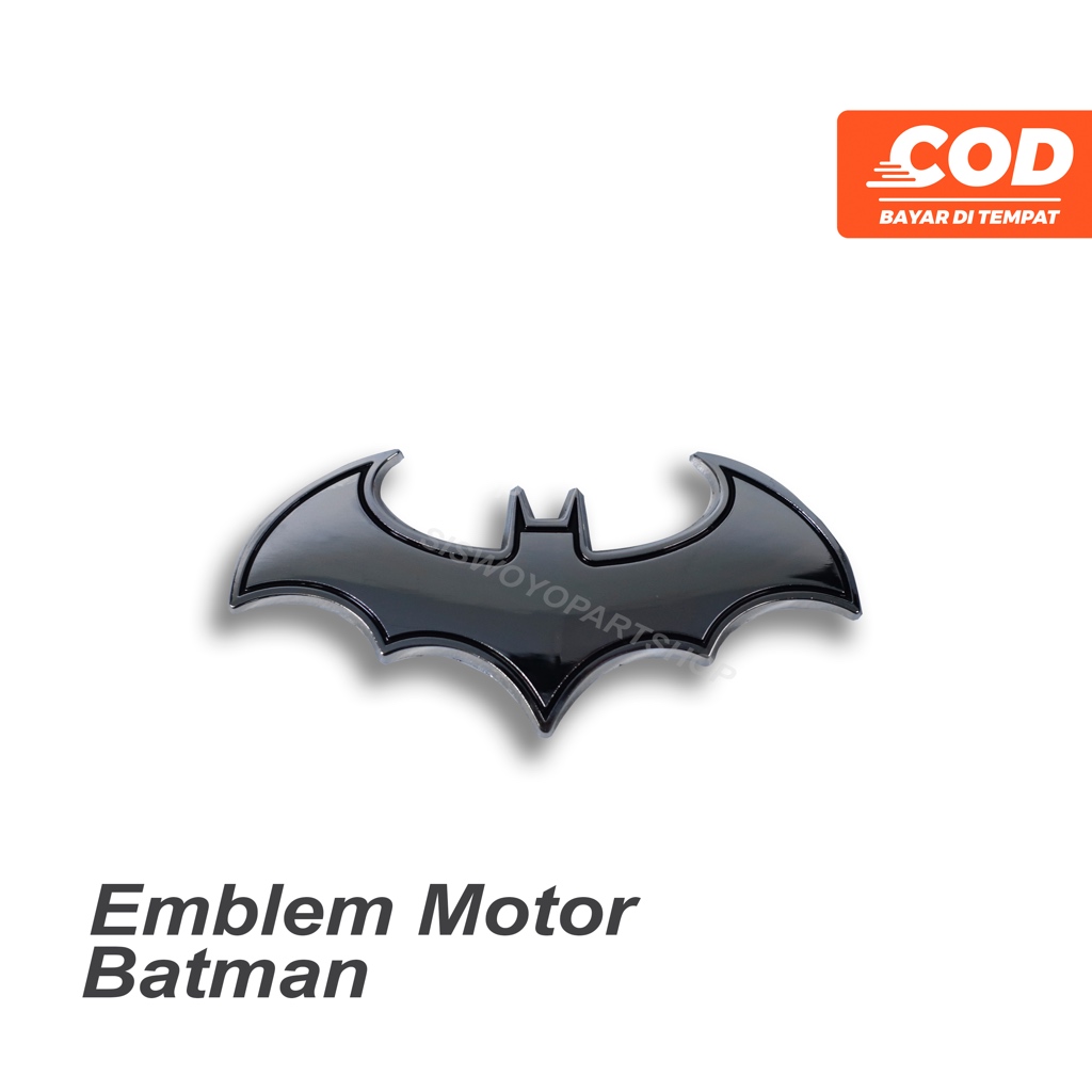 Jual Emblem Batman/Emblem batman Emblem Motor 3D Logo Timbul Batman ...