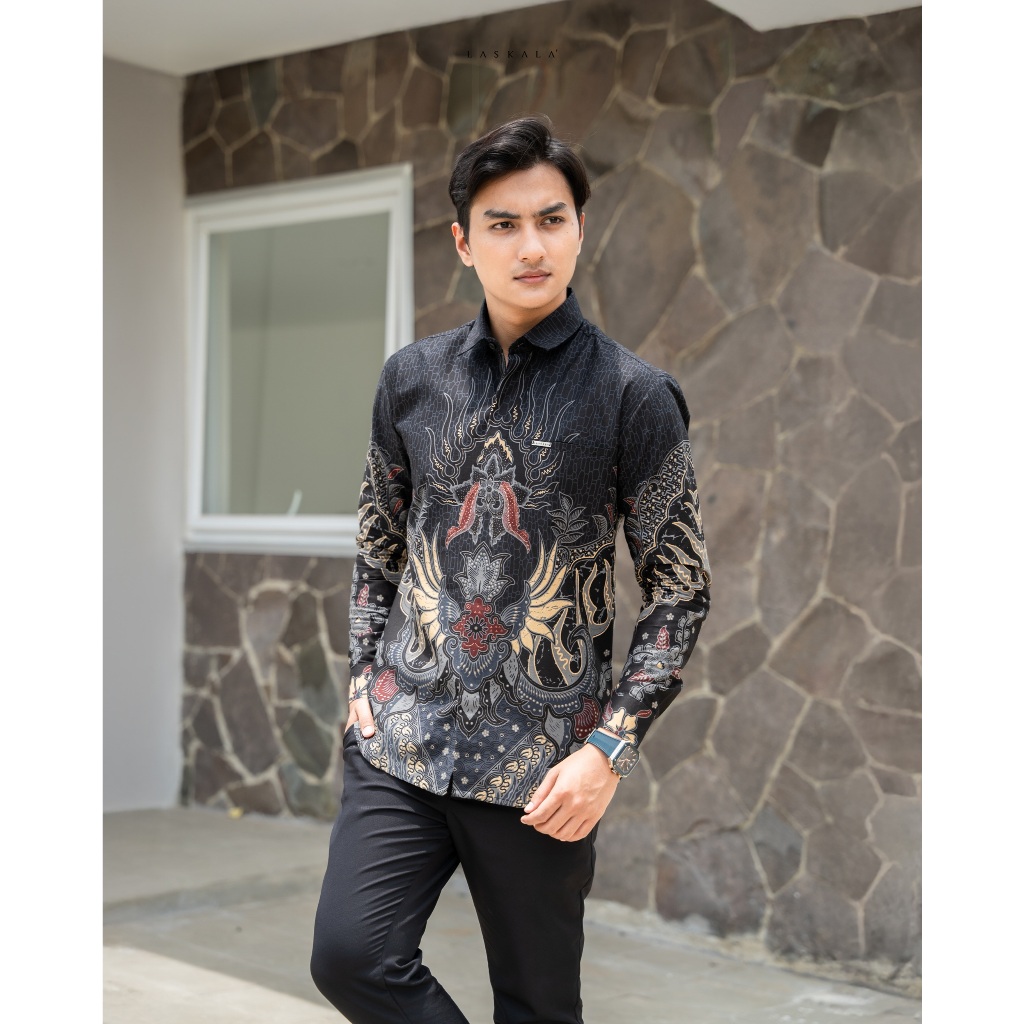 Jual Laskala Premium Batik - Kara | Slimfit | Shopee Indonesia