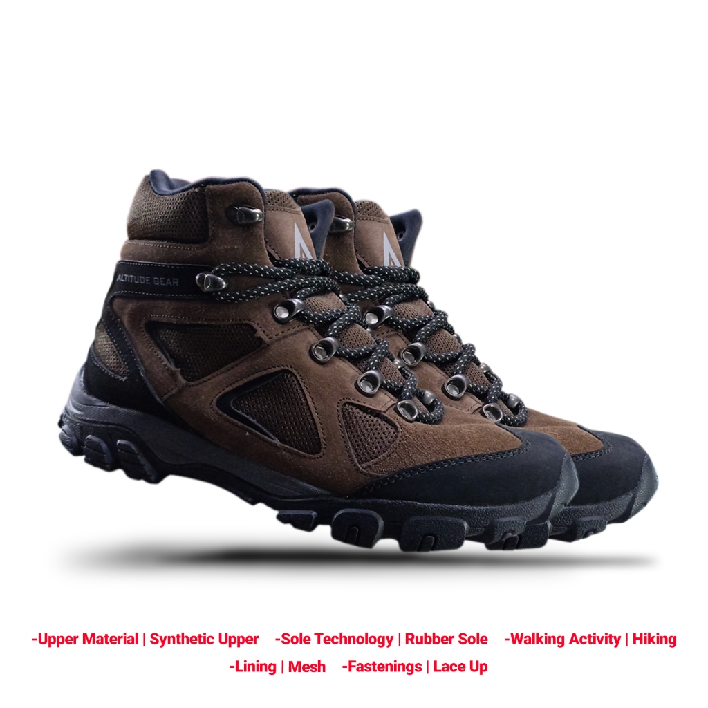Jual Altitude Gear Varberra Mid Cut Sepatu Gunung Outdoor Hiking ...