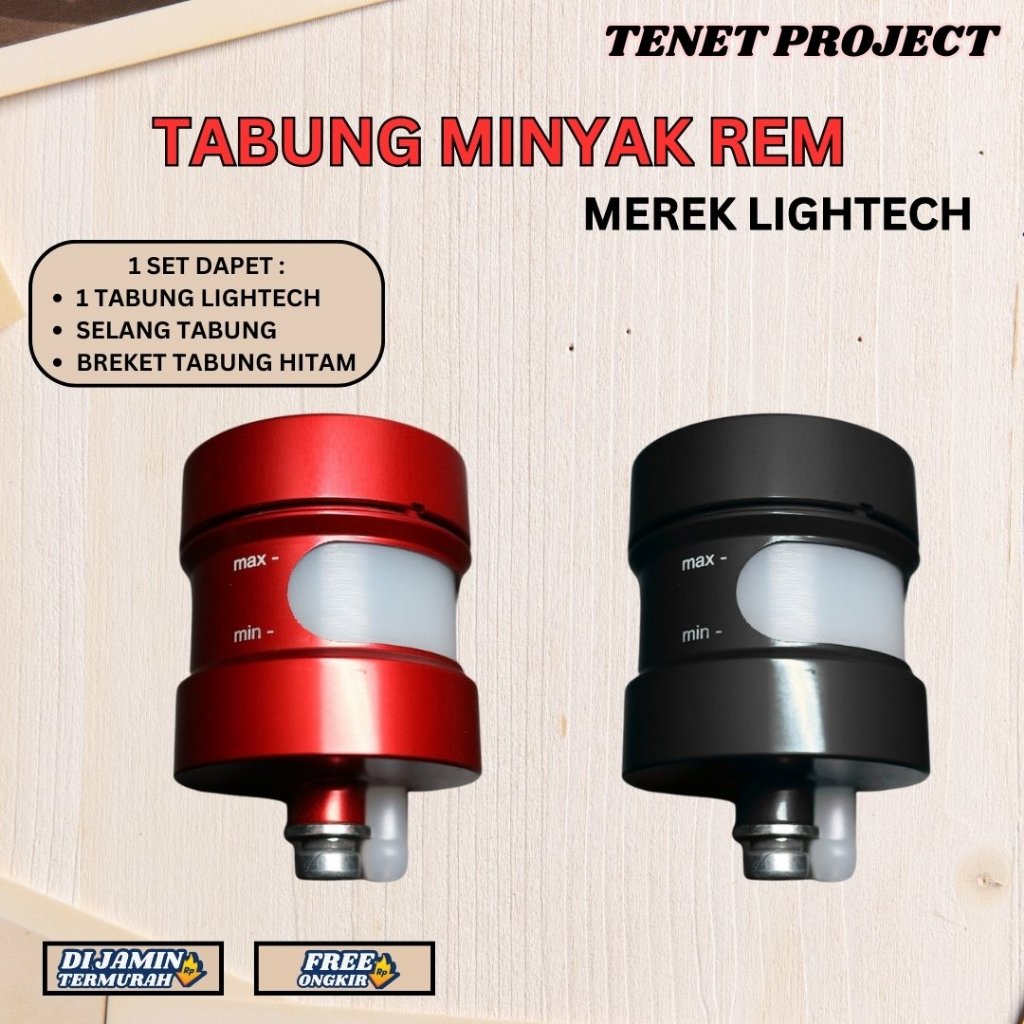 Jual TABUNG MINYAK REM LIGHTECH TABUNG BIG CNC TABUNG MINYAK REM WADAH ...