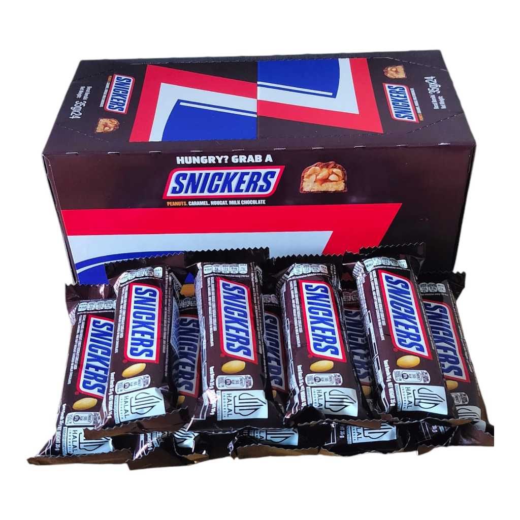 Jual SNICKERS CHOCOLATE BAR 35 GRAM | 51 GRAM | Shopee Indonesia