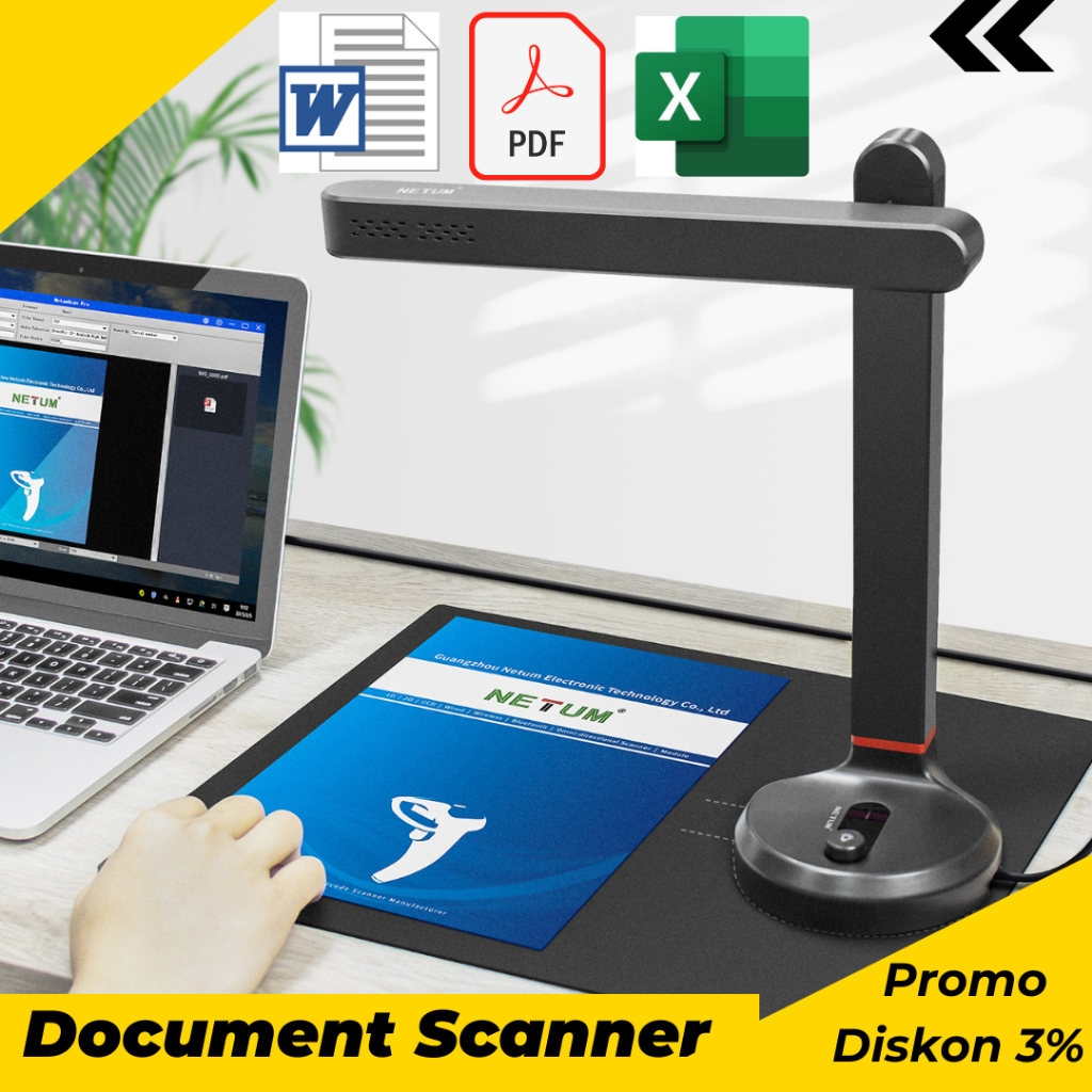 Jual Scanner Dokumen T501 Portable 16MP – High Speed, Auto OCR, Lipat ...
