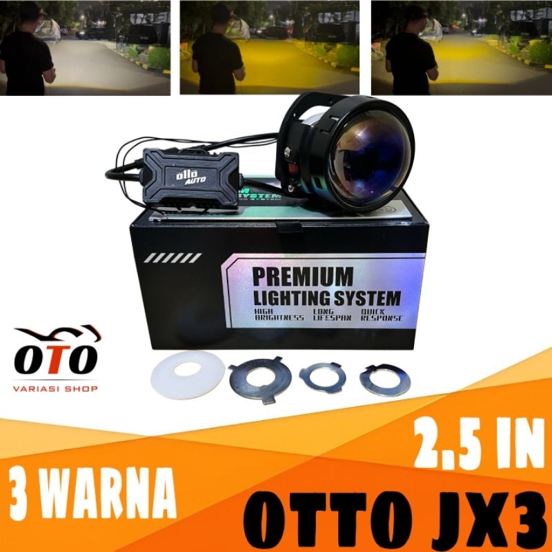 Jual OTTO JX3 2,5 IN ALL WEATHER BLUELENS & BALLAST | Shopee Indonesia