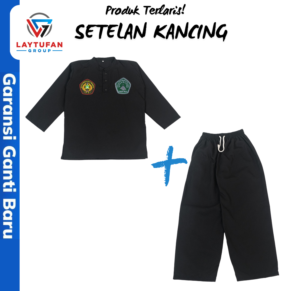 Jual LTF Collection (KAHATEX DRILL) Setelan siswa Pagar Nusa model KANCING | sakral silat ...